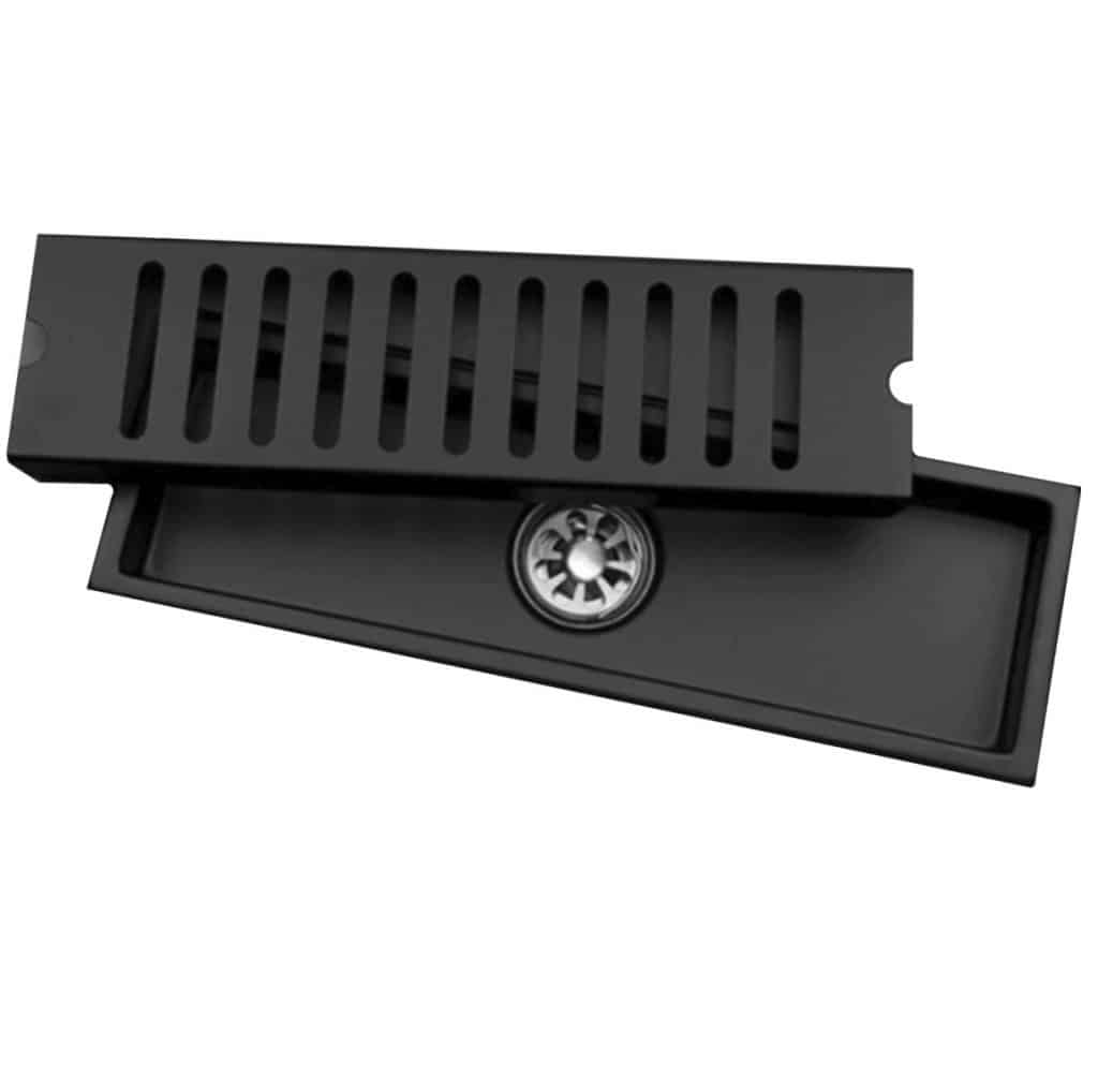 Rejilla Rectangular 30 Cm Negro Mate | Sanplaza Cerámicas