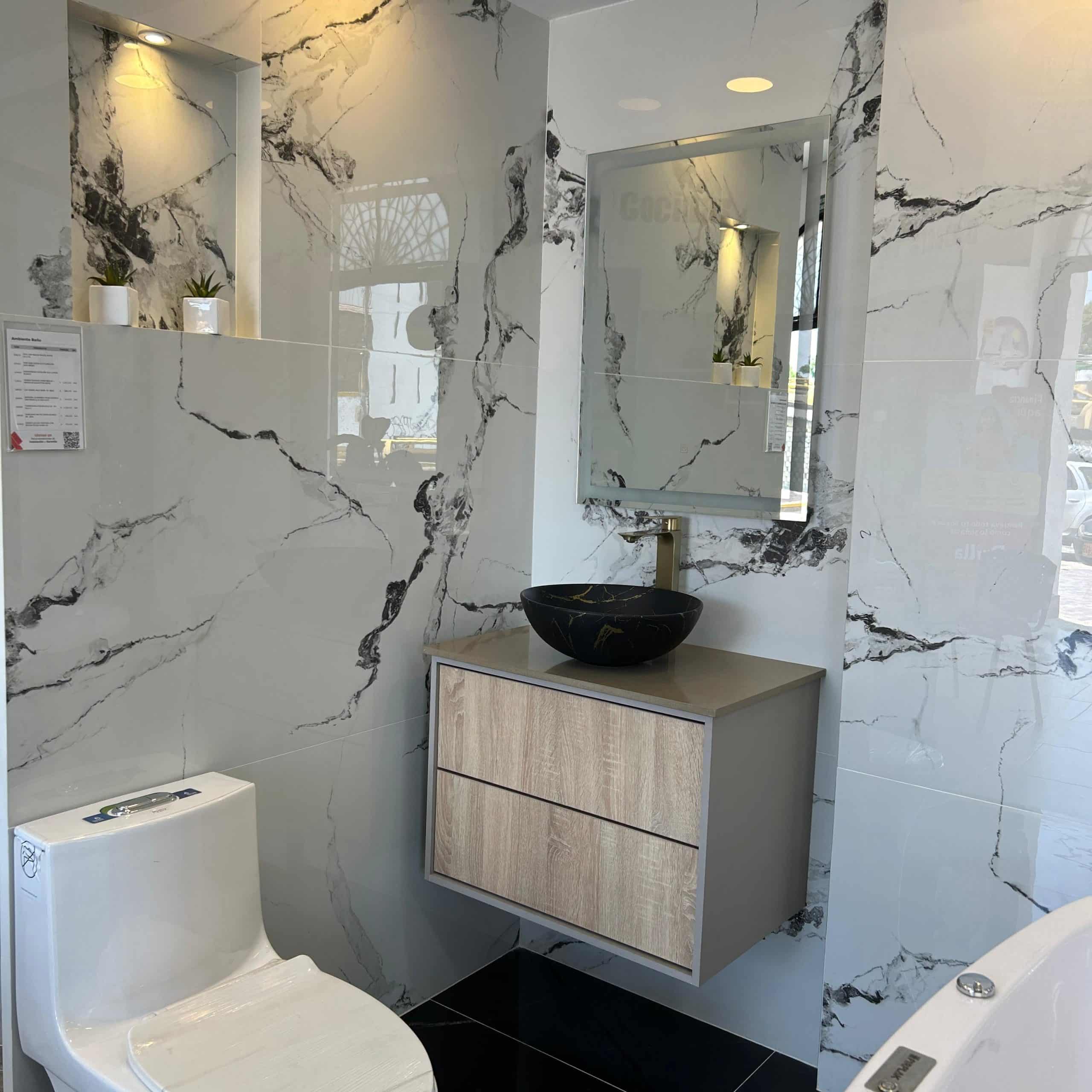 Mueble Elevado Berlin 70x46 Cm meson Quartzone Beige | Sanplaza Cerámicas